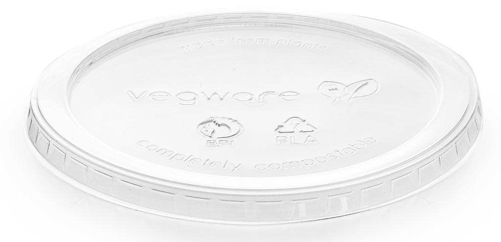 Compostable Clear Round Deli Container Lid (fits 8oz - 32oz Containers ...