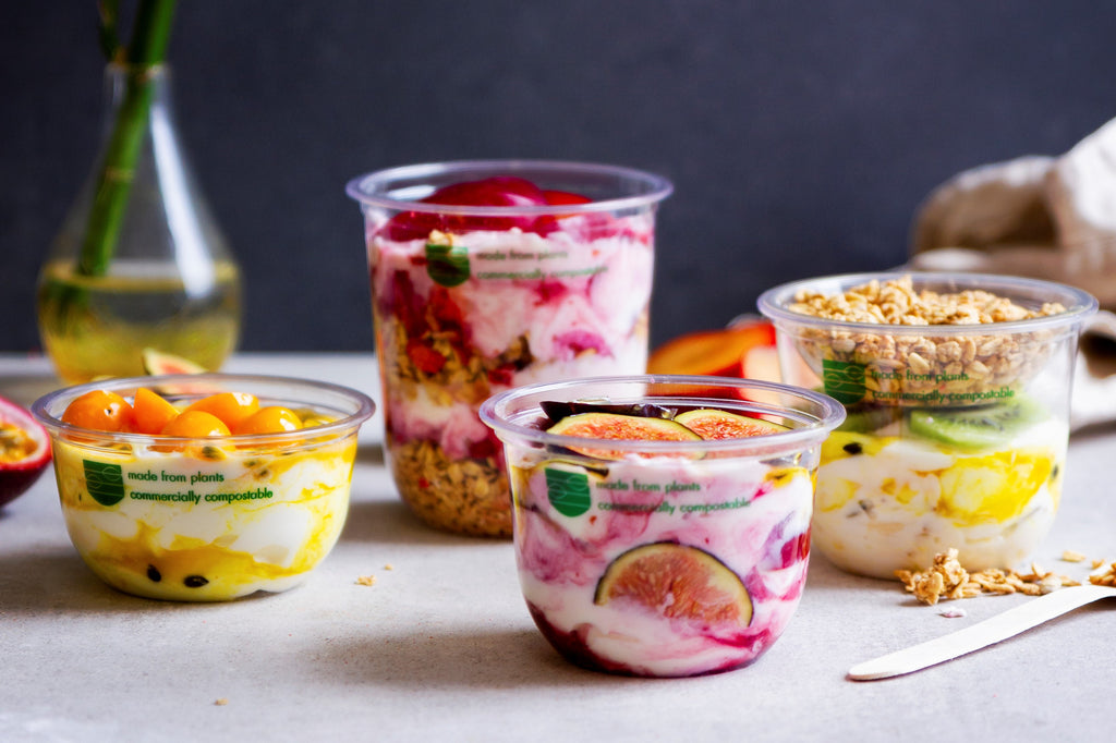 Compostable PLA Dessert Pots - Bella Pots – Green Man Packaging