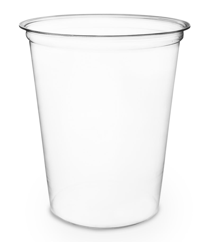 Compostable Clear PLA Round Deli Containers – Green Man Packaging