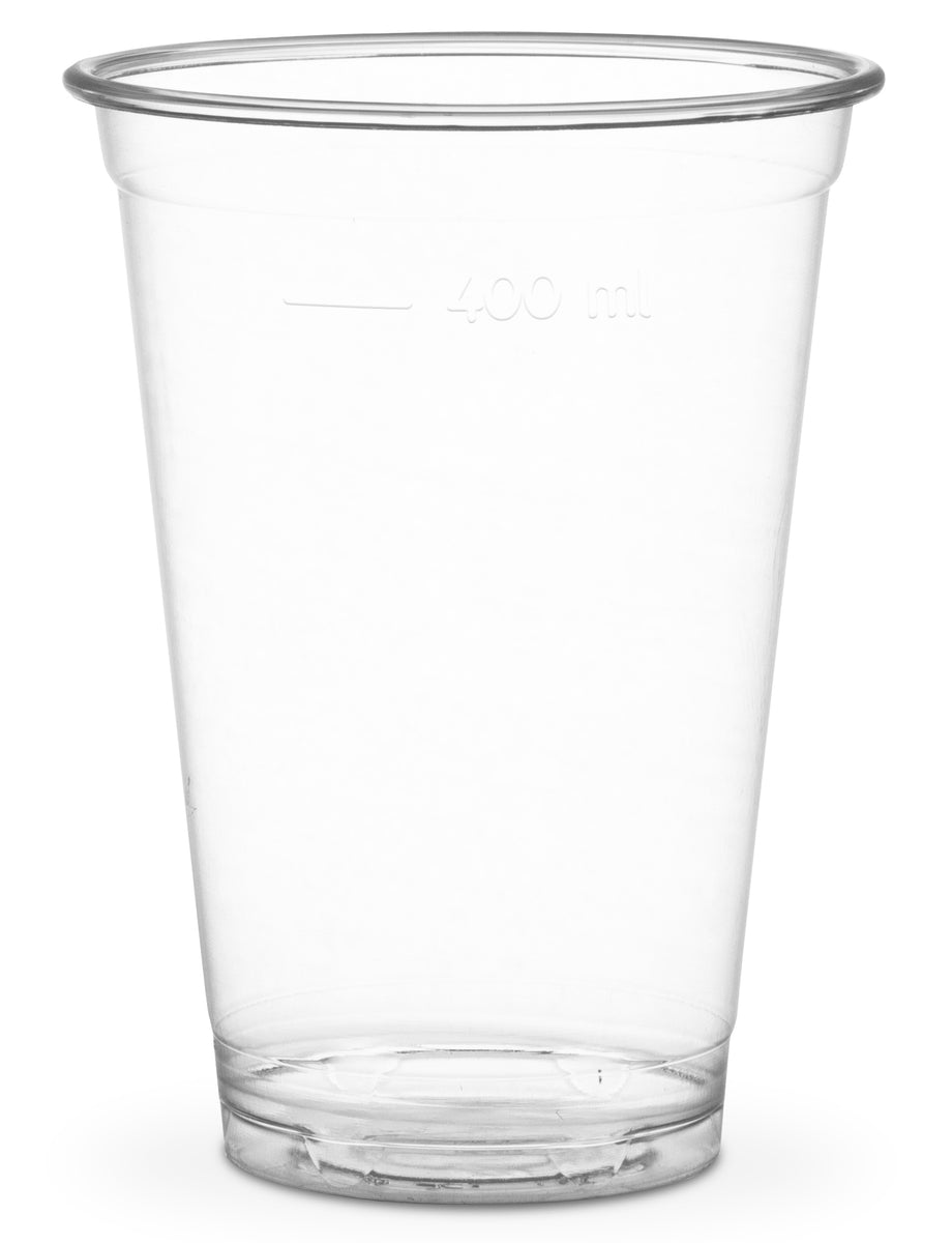Compostable Vegware Clear Standard PLA Cold Drinks Cups – Green Man ...