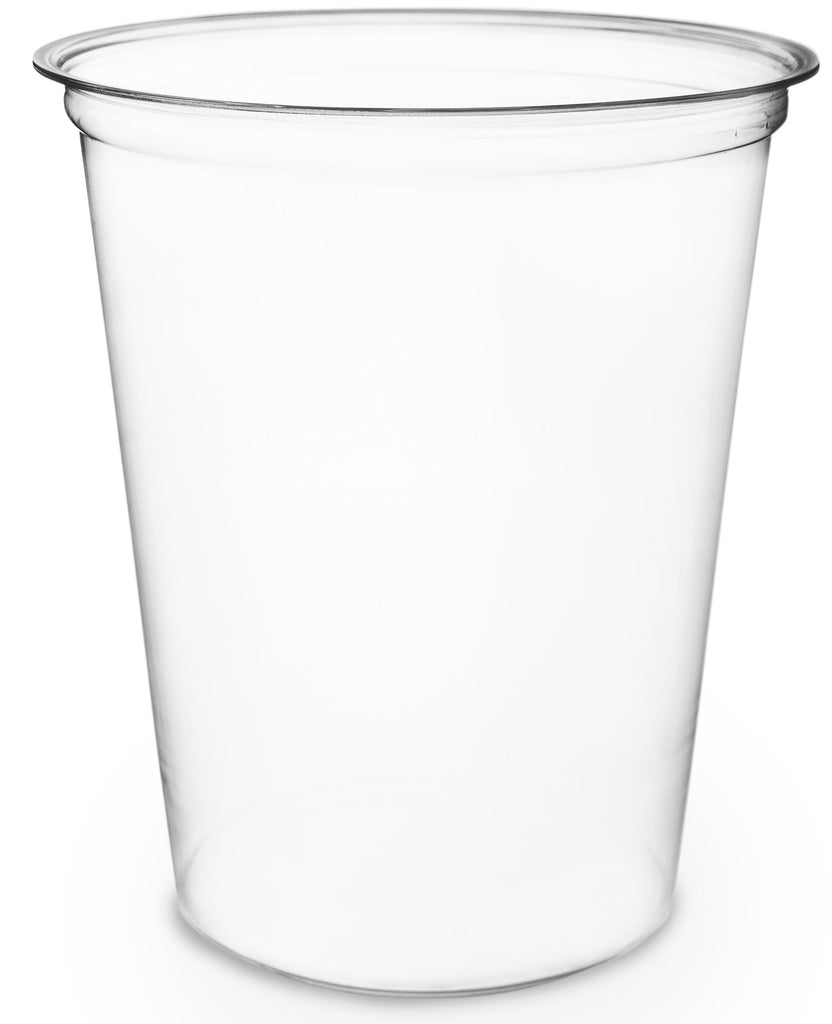 Compostable Clear PLA Round Deli Containers – Green Man Packaging