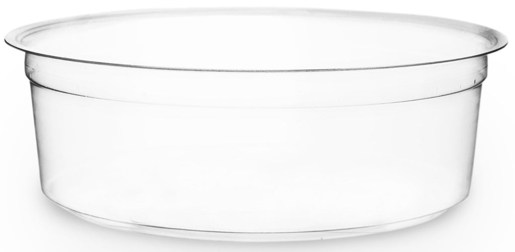 Compostable Clear PLA Round Deli Containers – Green Man Packaging