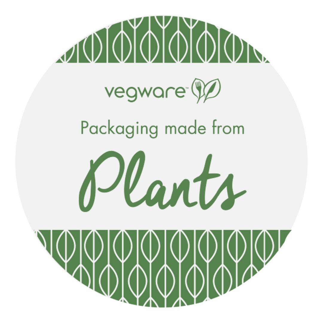 Compostable "Made From Plants" Round Stickers – Green Man Packaging