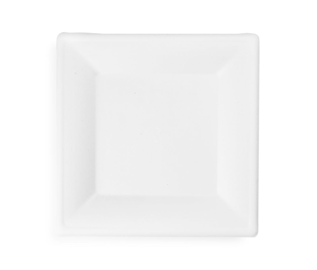 Compostable Sugarcane Square Plates – Green Man Packaging