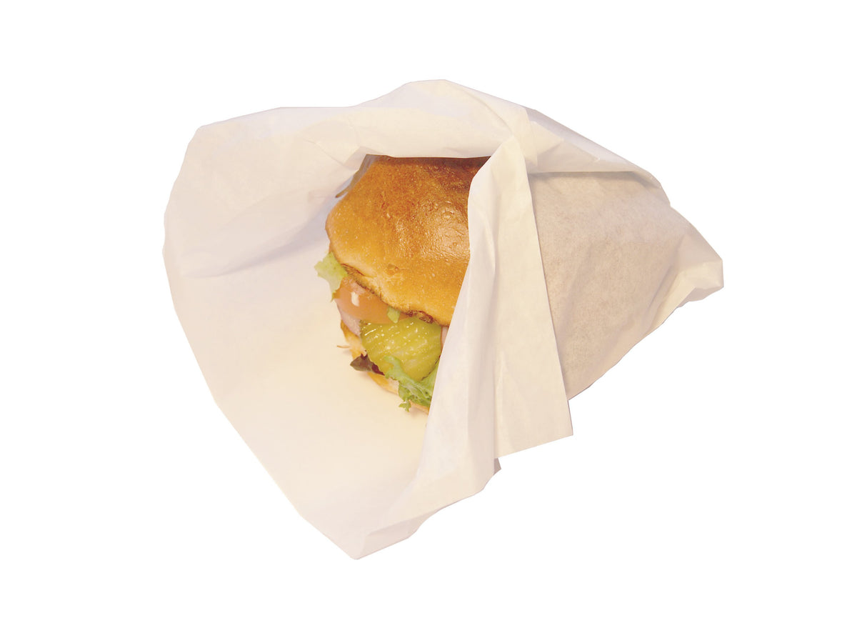 Compostable Greaseproof Burger Wrap – Green Man Packaging