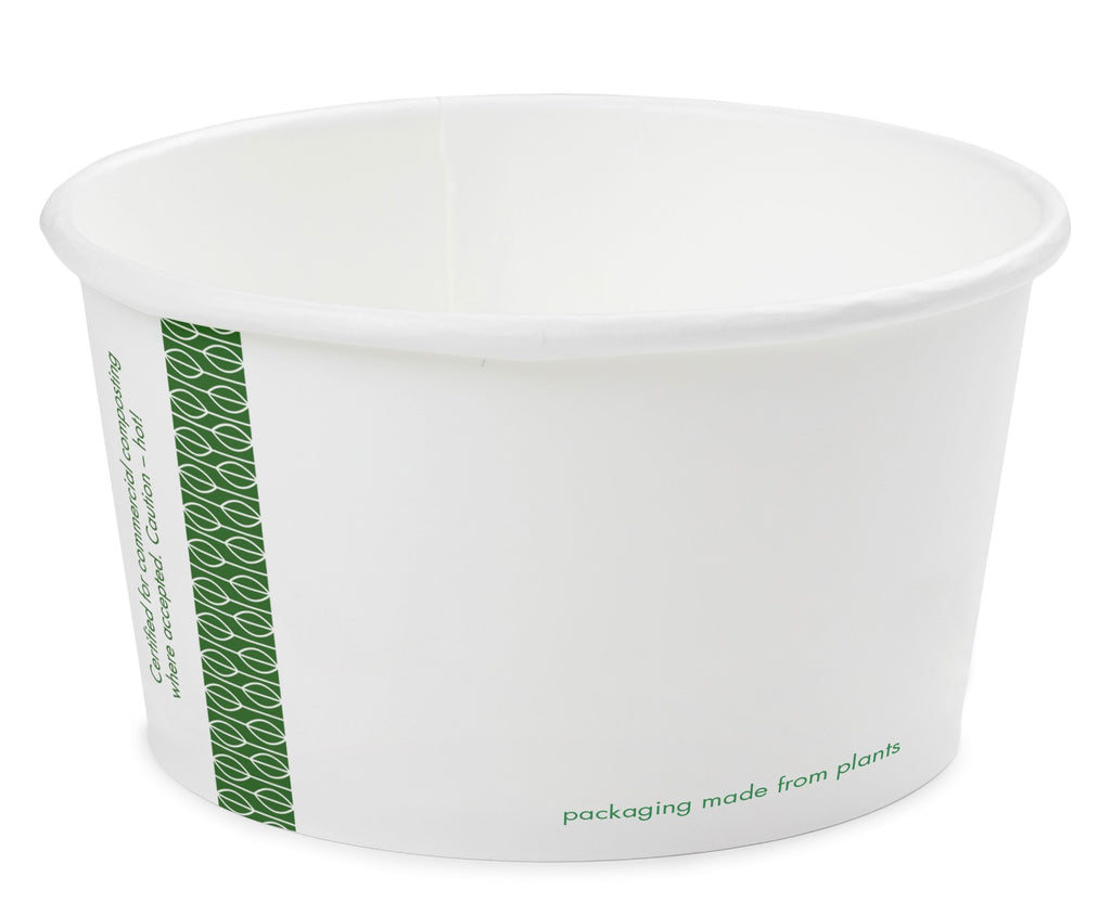 Compostable Paperboard Soup or Ice Cream Container – Green Man Packaging